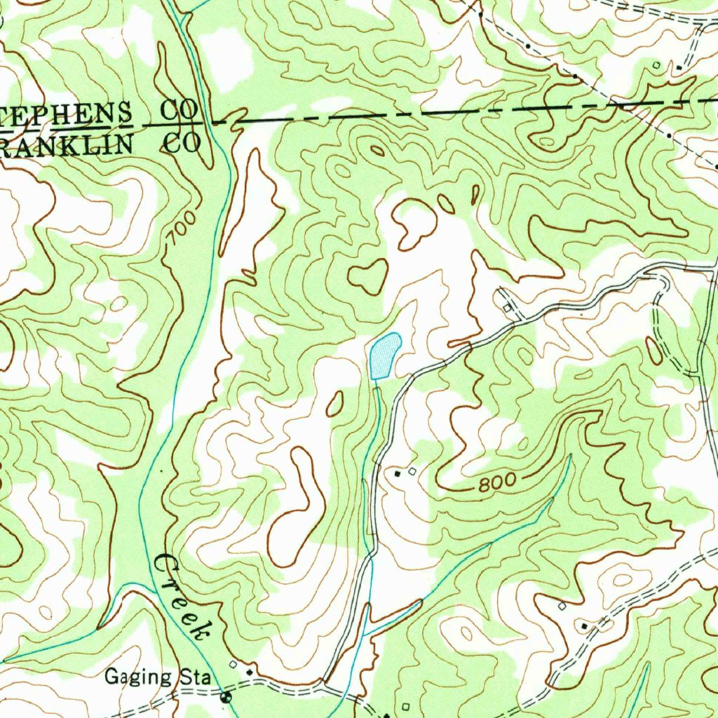Martin, GA (1960, 24000-Scale) Map by United States Geological Survey ...