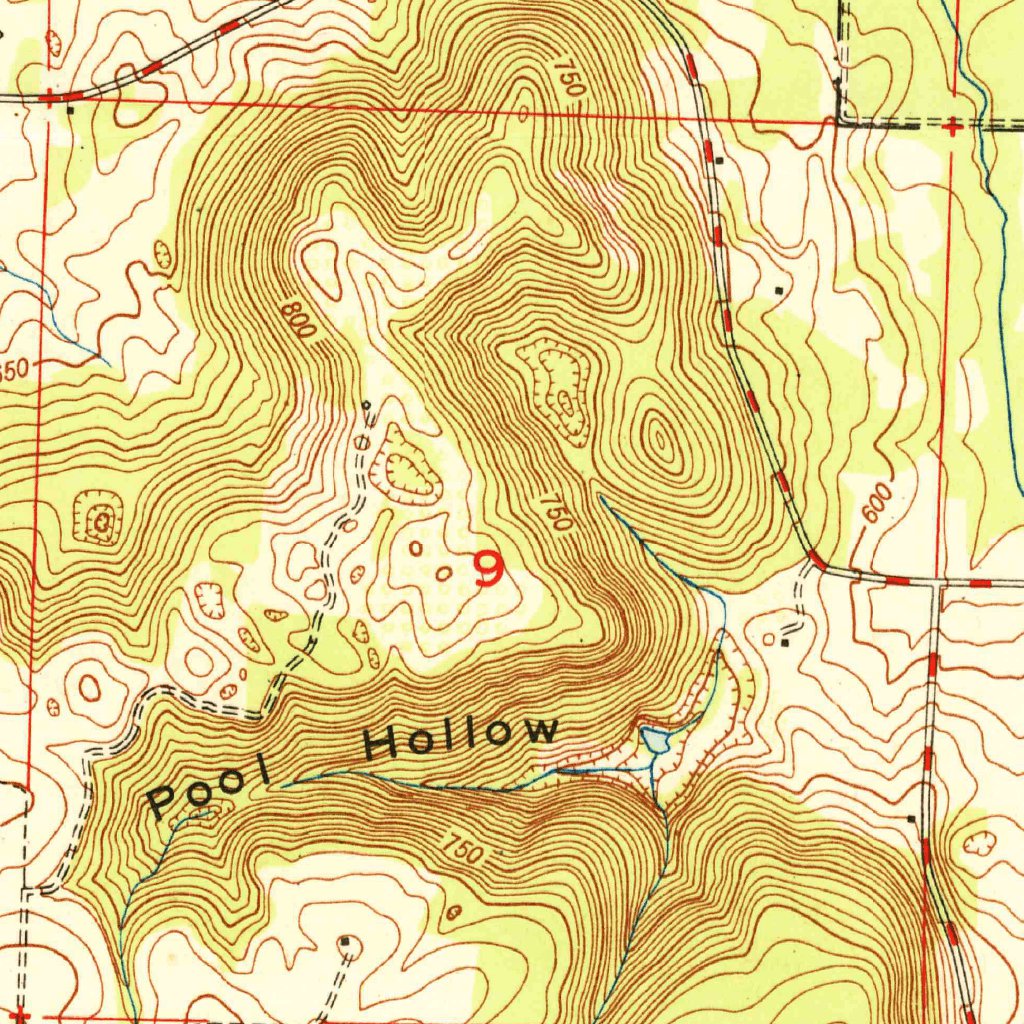 Mason Ridge, AL (1951, 24000-Scale) Map by United States Geological ...