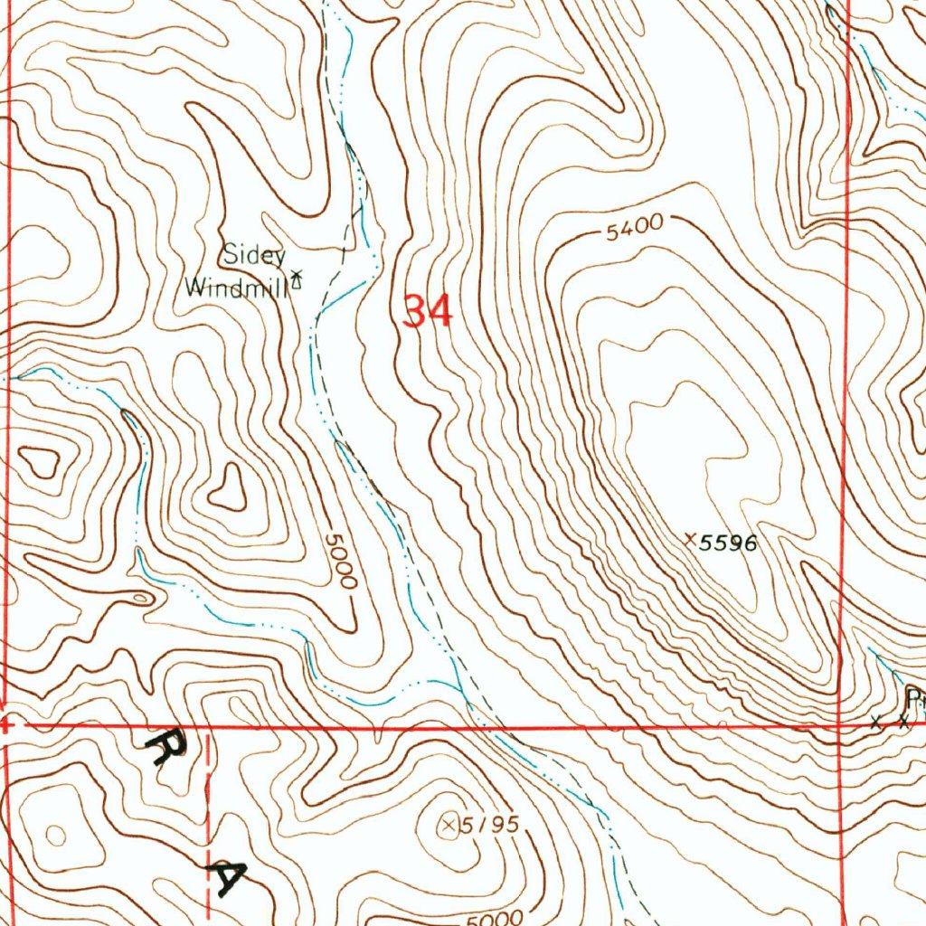 Massacre Peak, NM (1964, 24000-Scale) Map by United States Geological ...