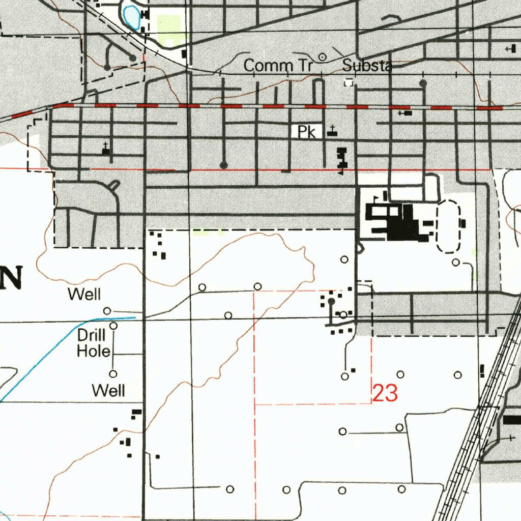 Mattoon West, IL (1998, 24000-Scale) Map by United States Geological ...