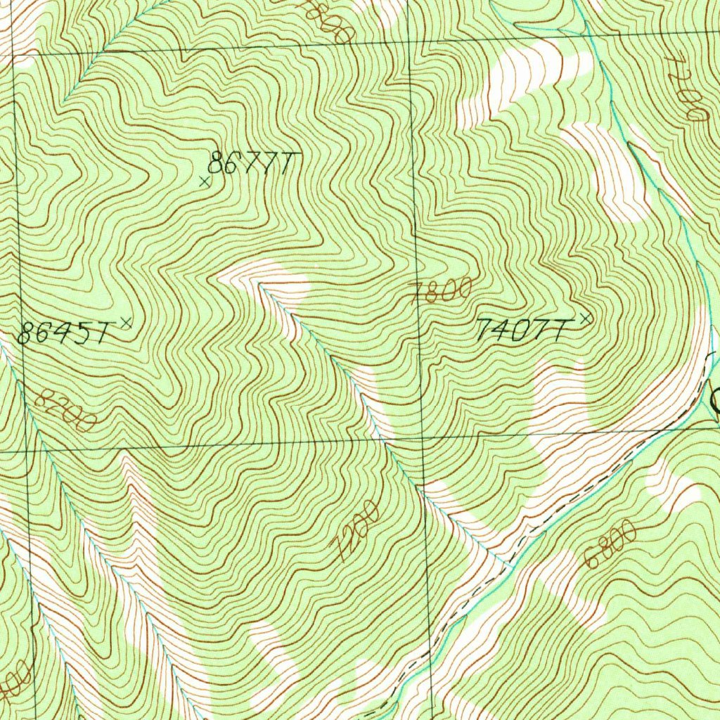 May Mountain, ID (1989, 24000-Scale) Map by United States Geological ...