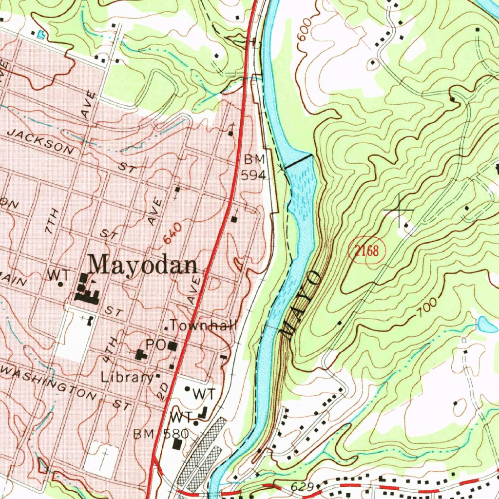 Mayodan, NC (1971, 24000-Scale) Map by United States Geological Survey ...