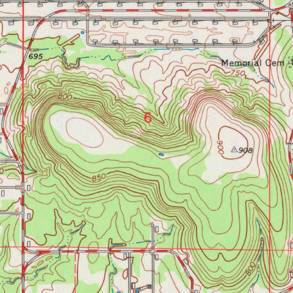 Mcalester SW, OK (1967, 24000-Scale) Map by United States Geological ...