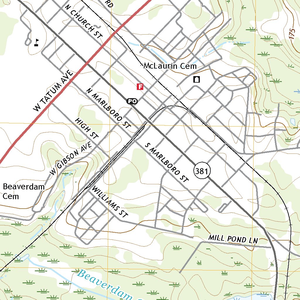 McColl, SC (2020, 24000-Scale) Map by United States Geological Survey ...