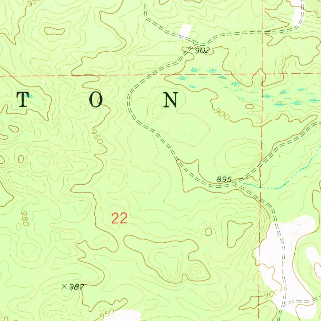 Mccollum Lake, MI (1972, 24000-Scale) Map by United States Geological ...