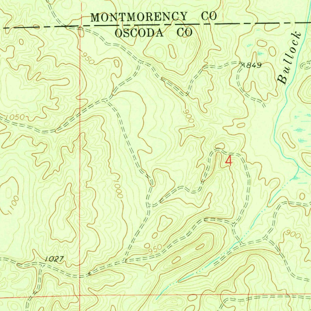 Mccollum Lake, MI (1972, 24000-Scale) Map by United States Geological ...