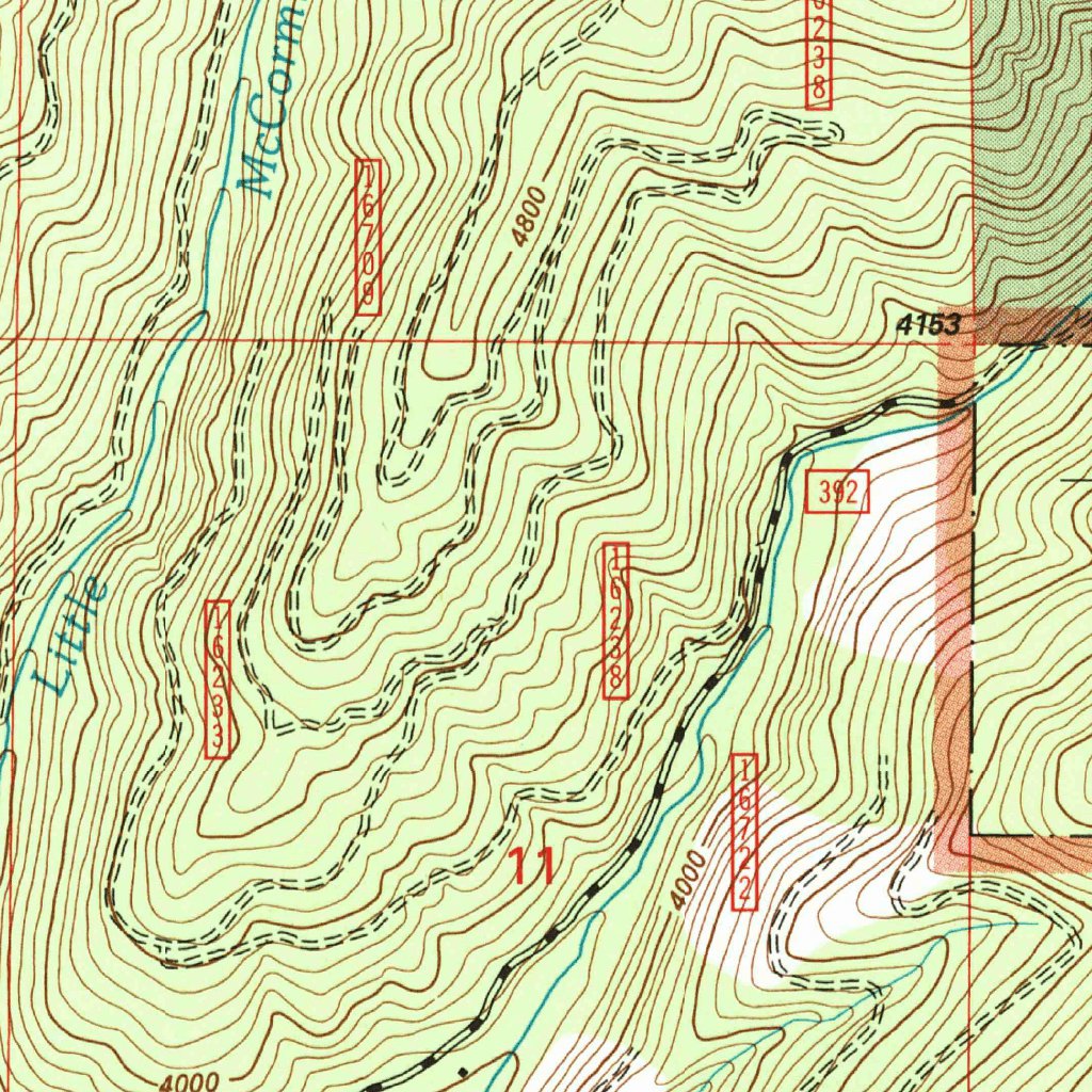 Mccormick Peak, MT (1999, 24000-Scale) Map by United States Geological ...