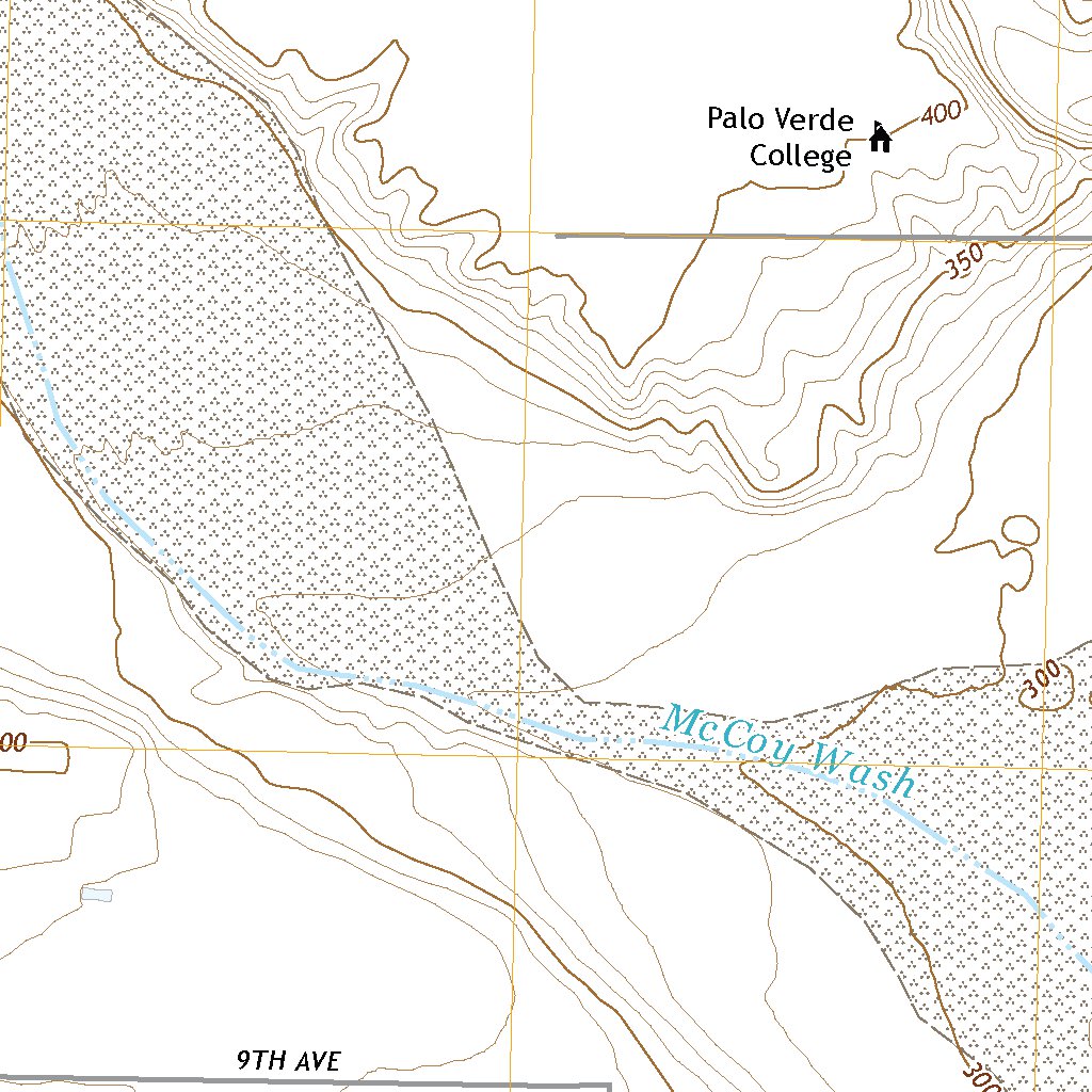 McCoy Wash, CA (2021, 24000-Scale) Map by United States Geological ...