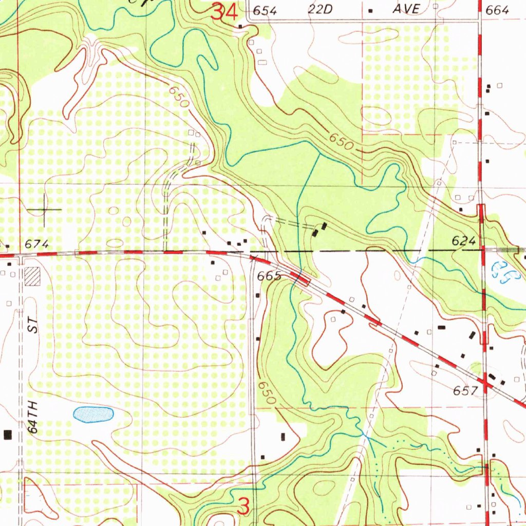 Mcdonald, MI (1981, 24000-Scale) Map by United States Geological Survey ...