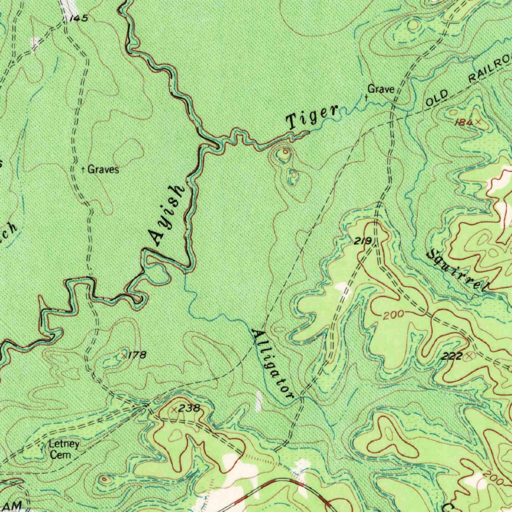 Mcgee Bend, TX (1958, 62500-Scale) Map by United States Geological ...