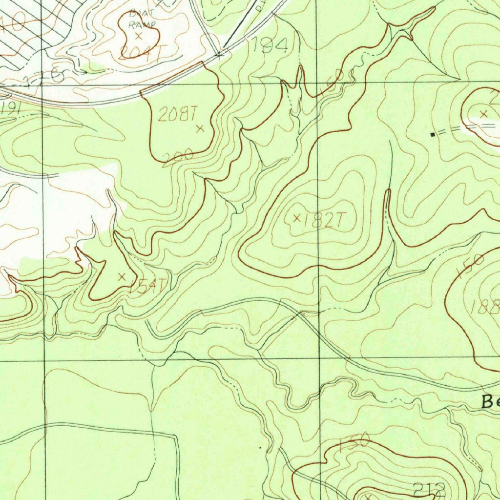 Mcgee Bend, TX (1984, 24000-Scale) Map by United States Geological ...