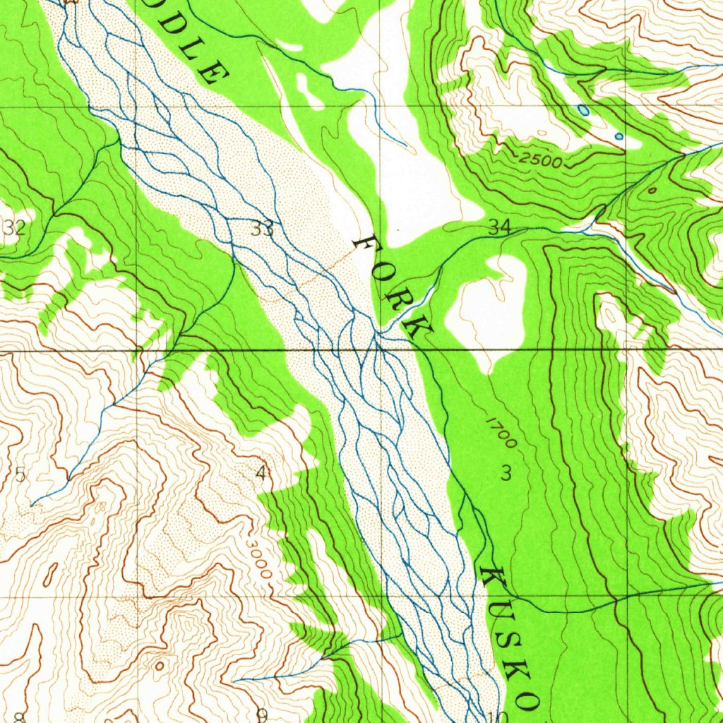 Mcgrath B-3, AK (1958, 63360-Scale) Map by United States Geological ...