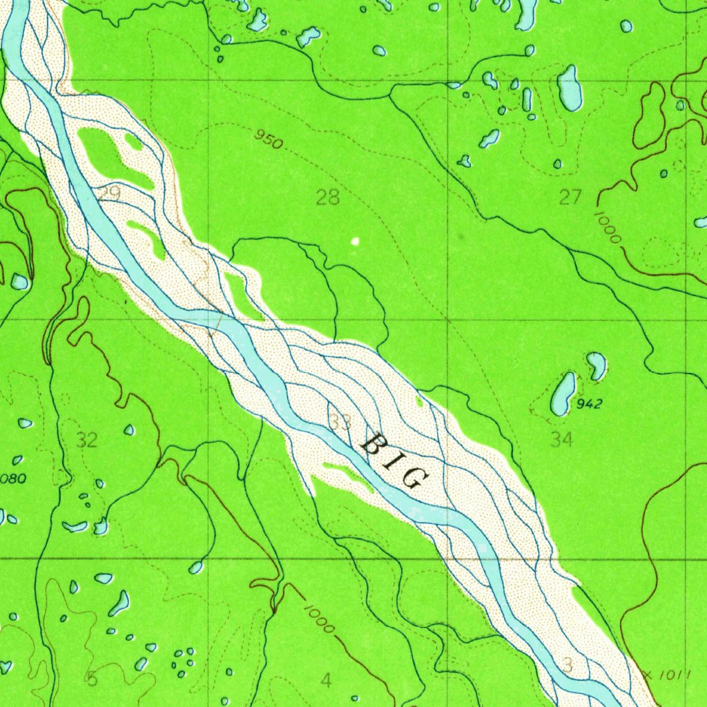 Mcgrath B-4, AK (1954, 63360-Scale) Map by United States Geological ...