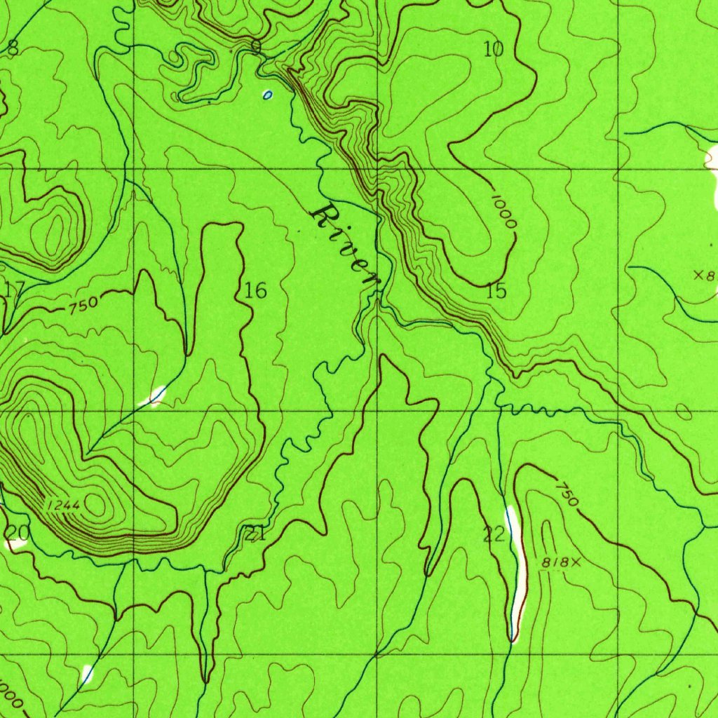 Mcgrath B-5, AK (1954, 63360-Scale) Map by United States Geological ...