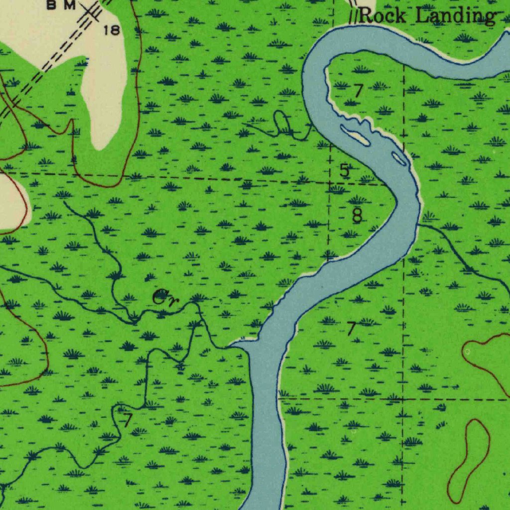 Mcintyre, FL (1945, 24000-Scale) Map by United States Geological Survey ...