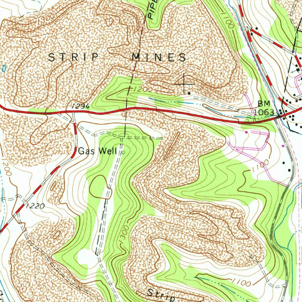 Mcintyre, PA (1964, 24000-Scale) Map by United States Geological Survey ...