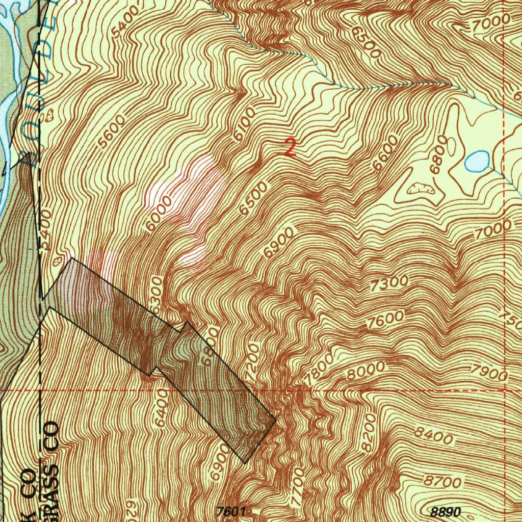 Mcleod Basin, MT (2000, 24000-Scale) Map by United States Geological ...