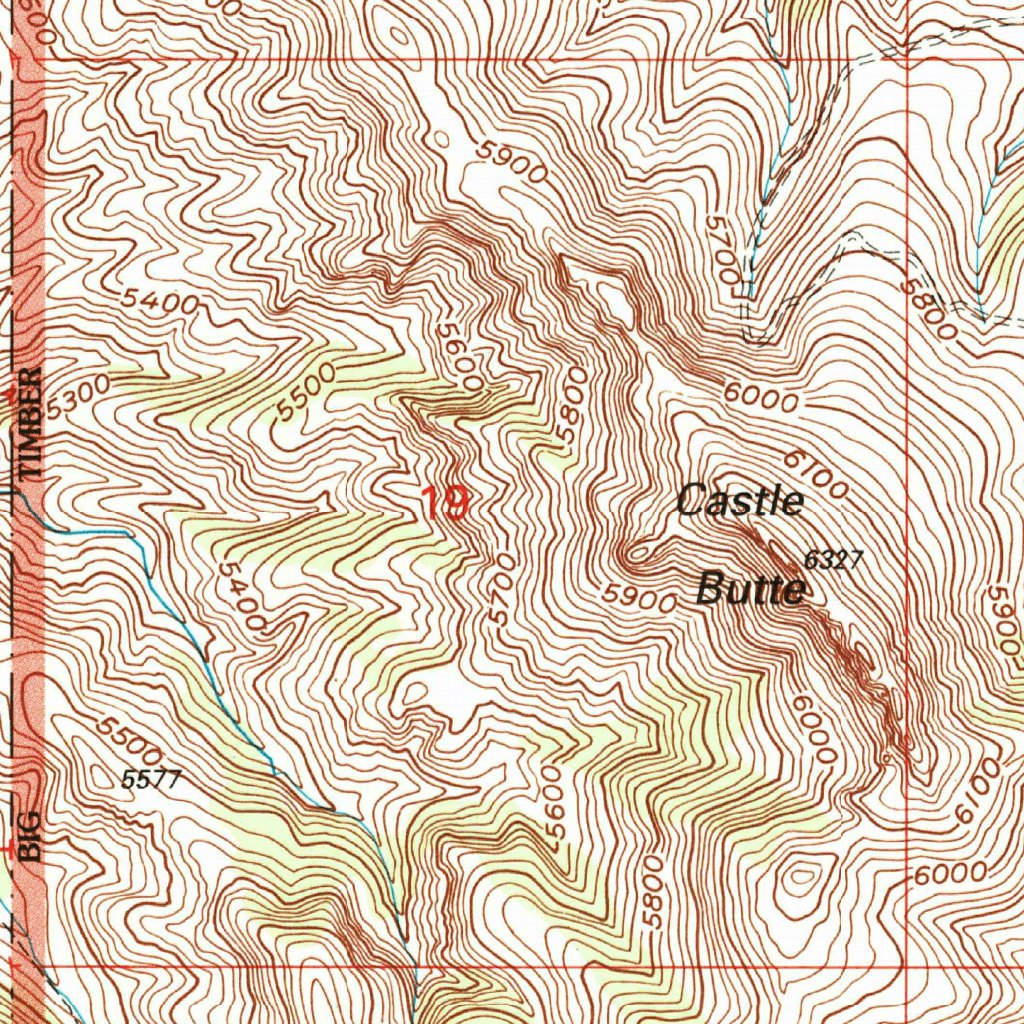 Mcleod, MT (2000, 24000-Scale) Map by United States Geological Survey ...