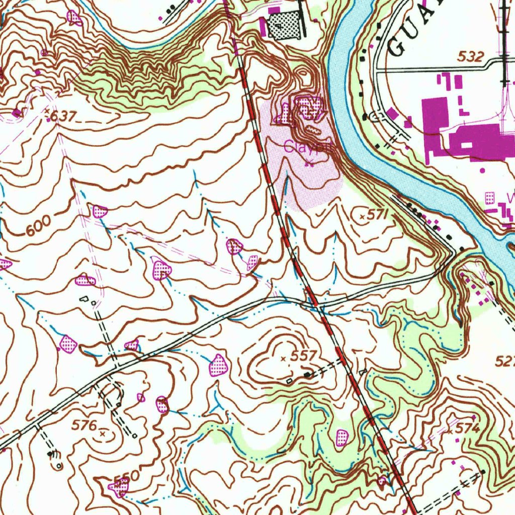 Mcqueeney, TX (1958, 24000-Scale) Map by United States Geological ...