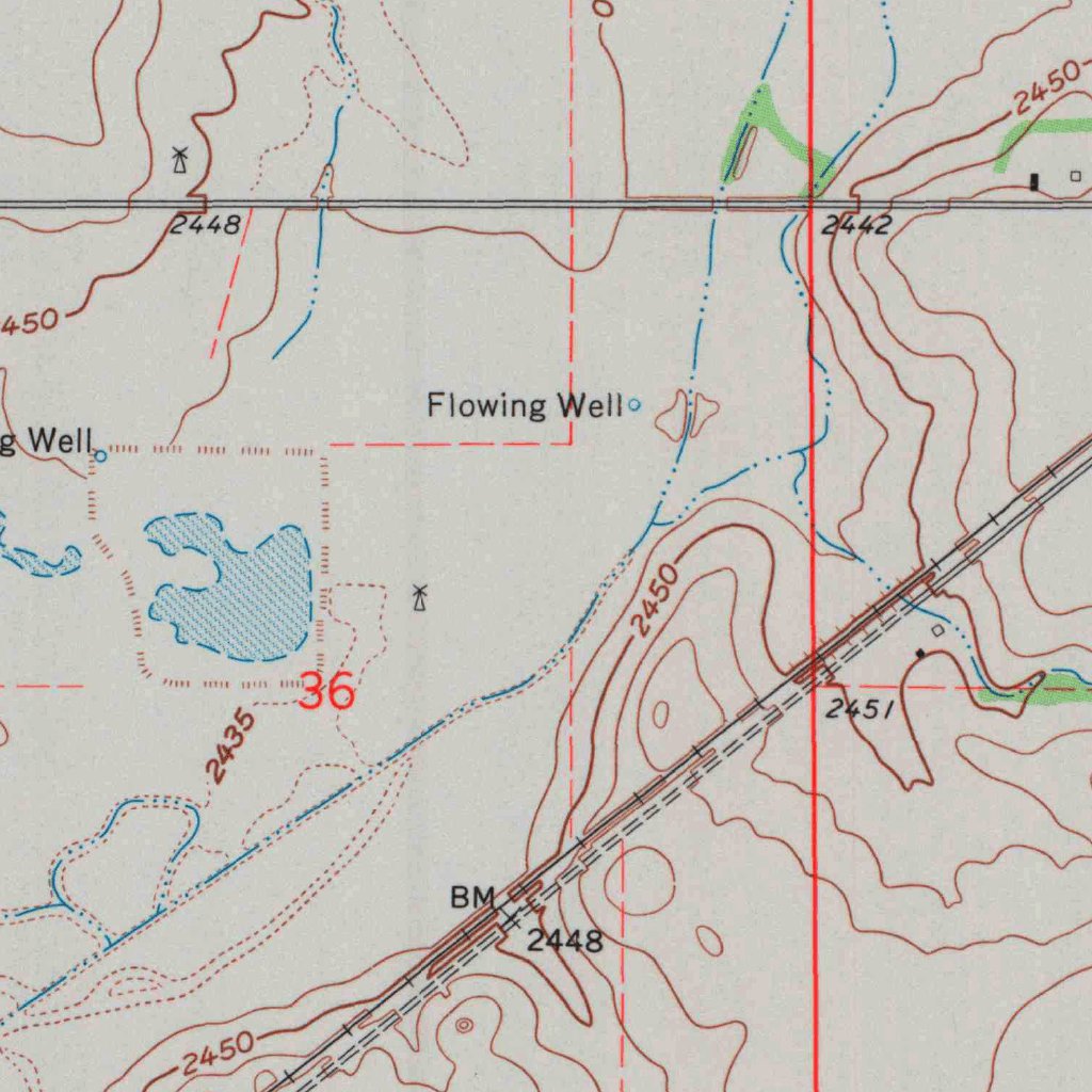 Meade, KS (1963, 24000-Scale) Map by United States Geological Survey ...