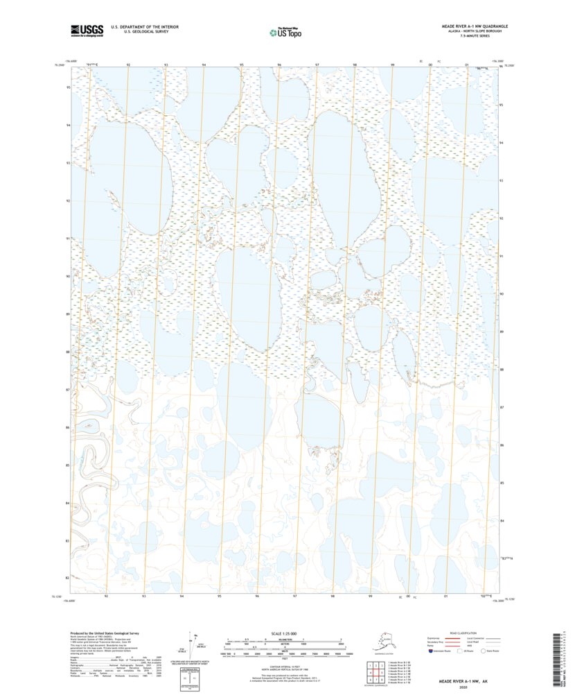 Meade River A-1 NW, AK (2020, 25000-Scale) Map by United States ...