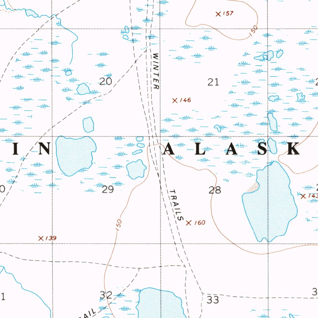 Meade River A-3, AK (1955, 63360-Scale) Map by United States Geological ...