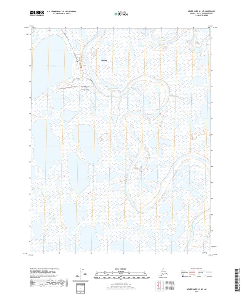 Meade River B-3 NE, AK (2020, 25000-Scale) Map by United States ...