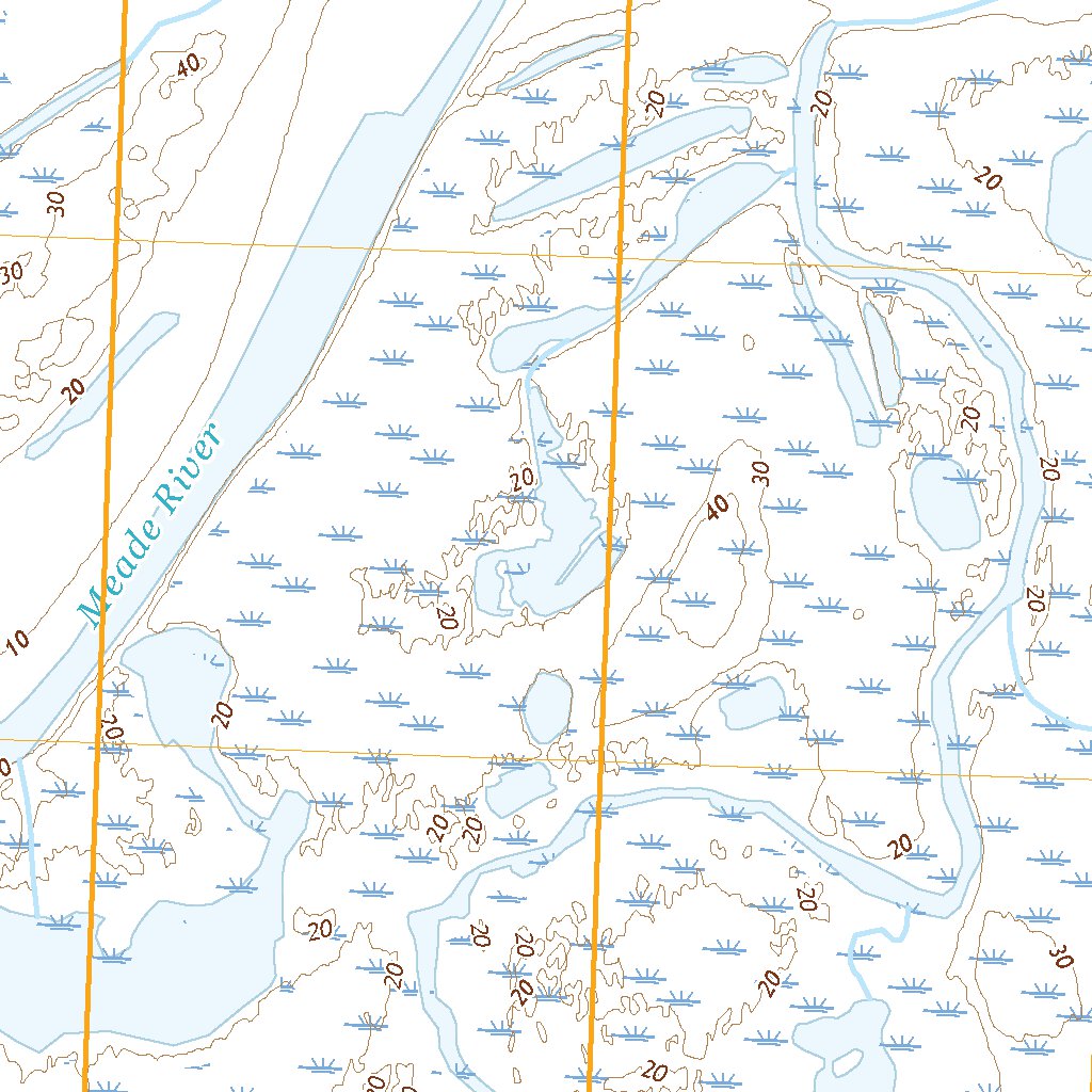 Meade River C-2 NE, AK (2020, 25000-Scale) Map by United States ...