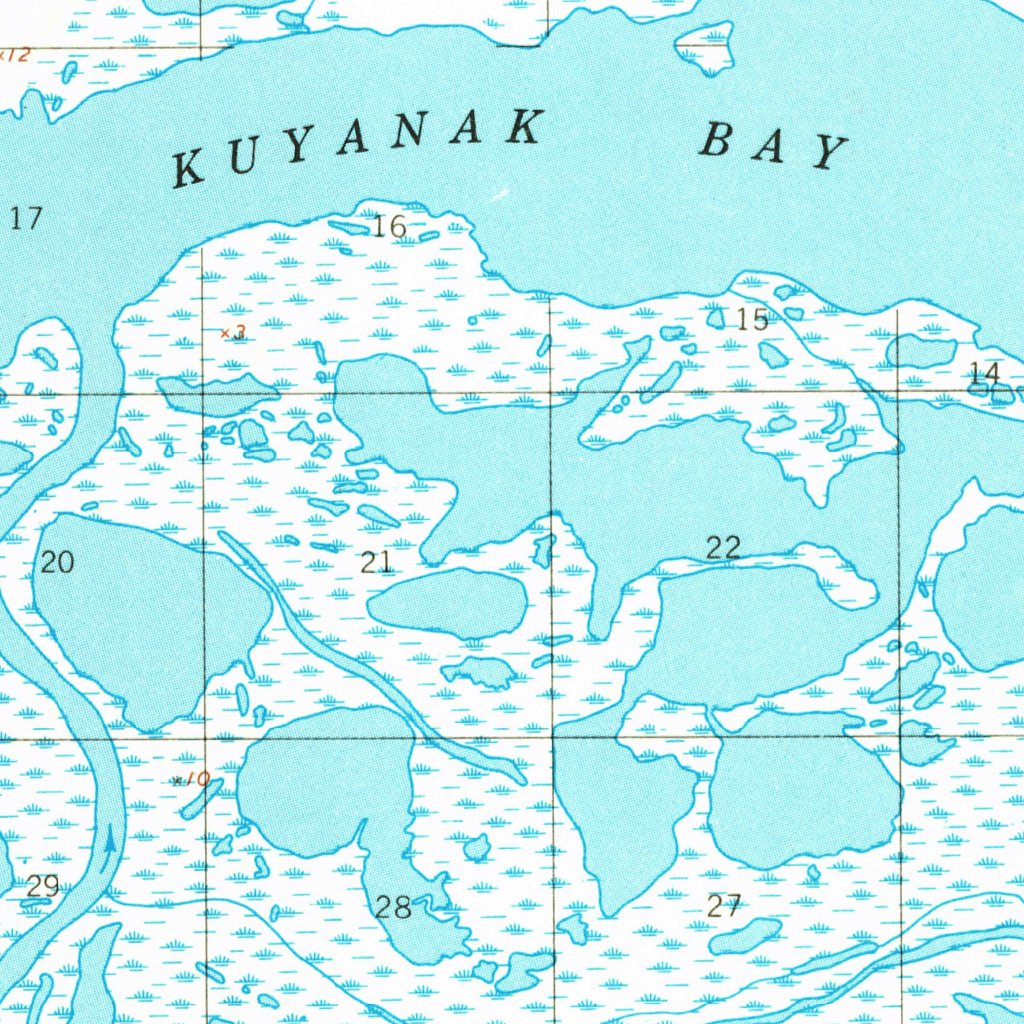 Meade River D-1, AK (1955, 63360-Scale) Map by United States Geological ...