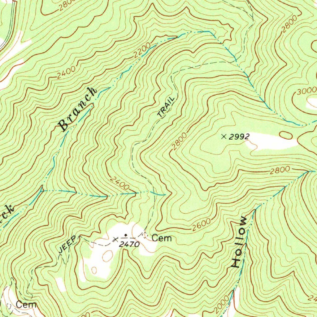 Meadow Bridge, WV (1969, 24000-Scale) Map by United States Geological ...