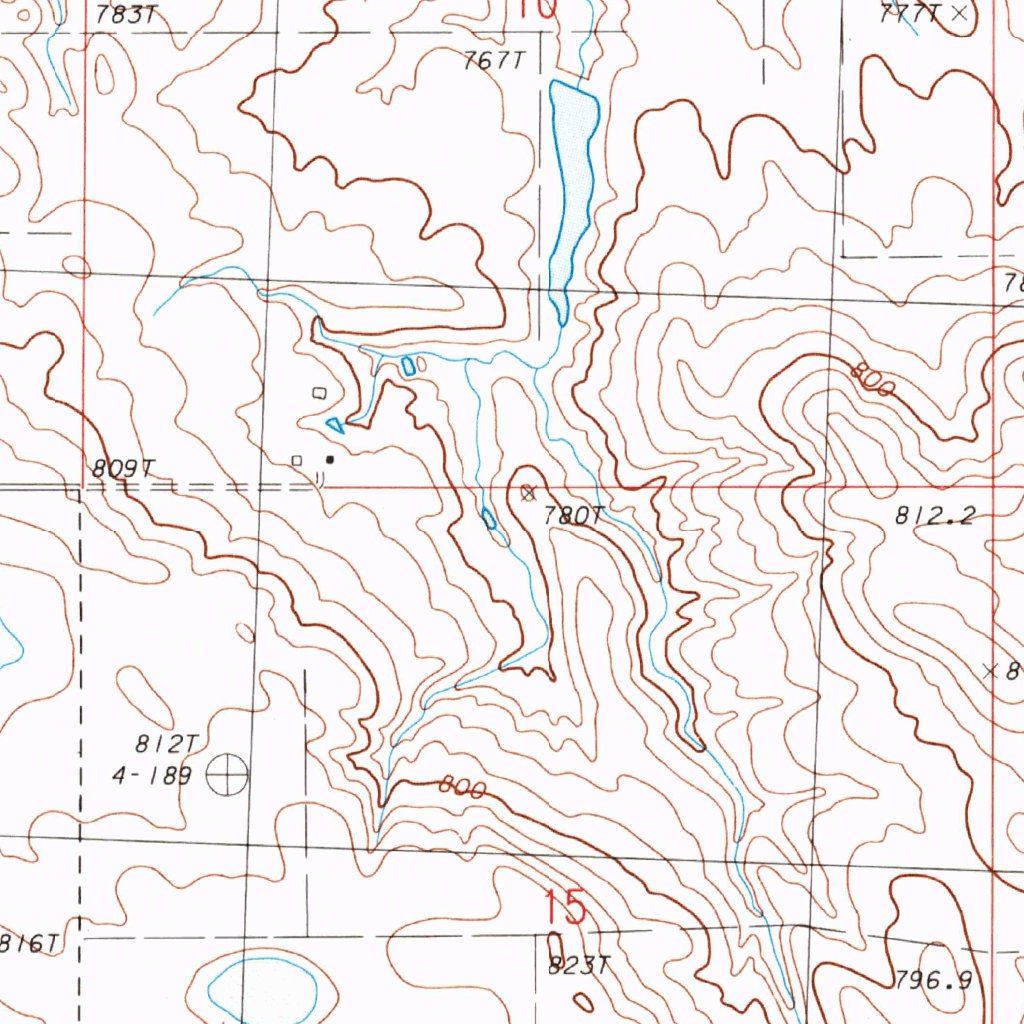 Meadow, SD (1983, 24000-Scale) Map by United States Geological Survey ...