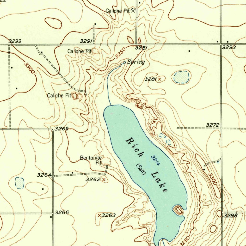 Meadow, TX (1957, 62500-Scale) Map by United States Geological Survey ...
