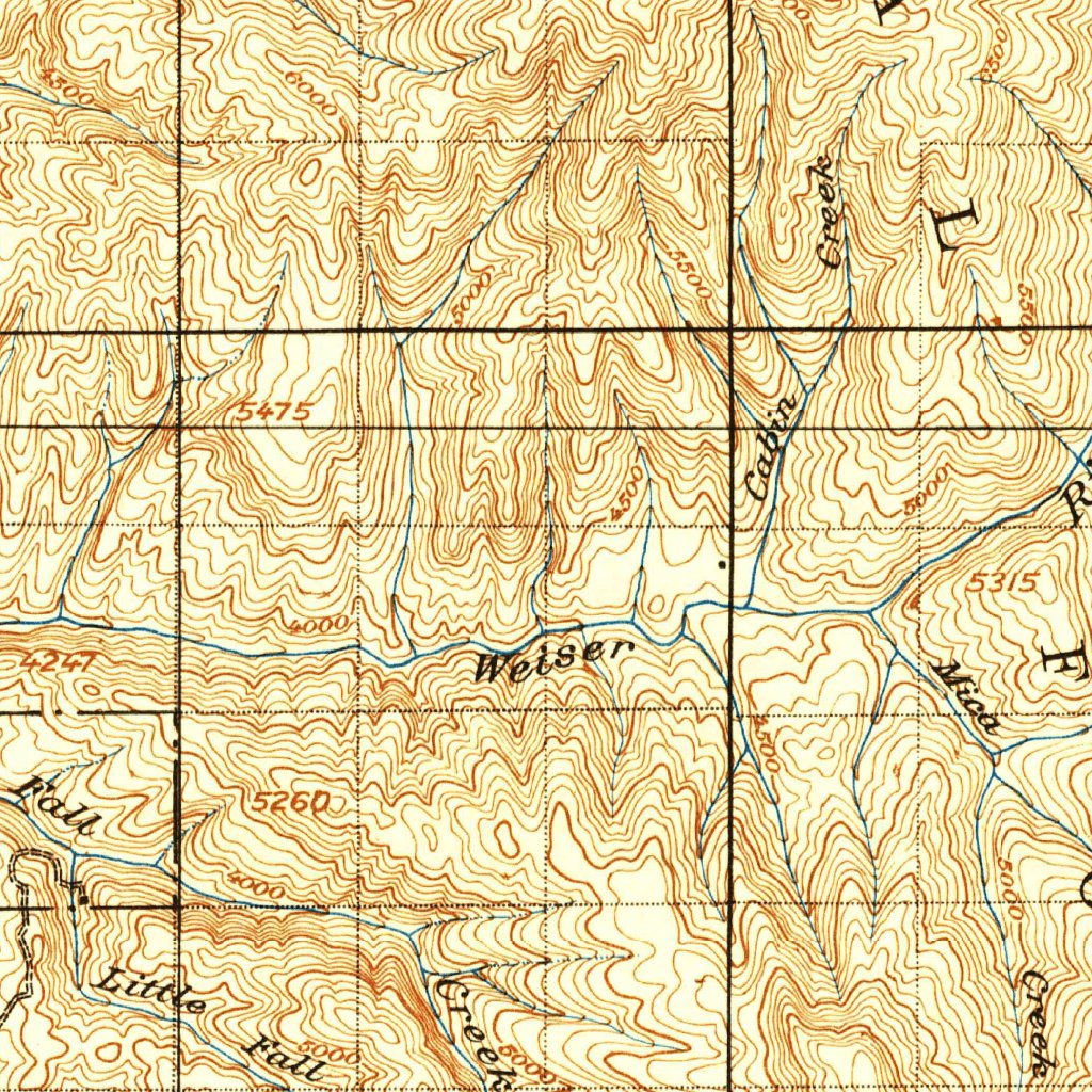 Meadows, ID (1911, 125000-Scale) Map by United States Geological Survey ...