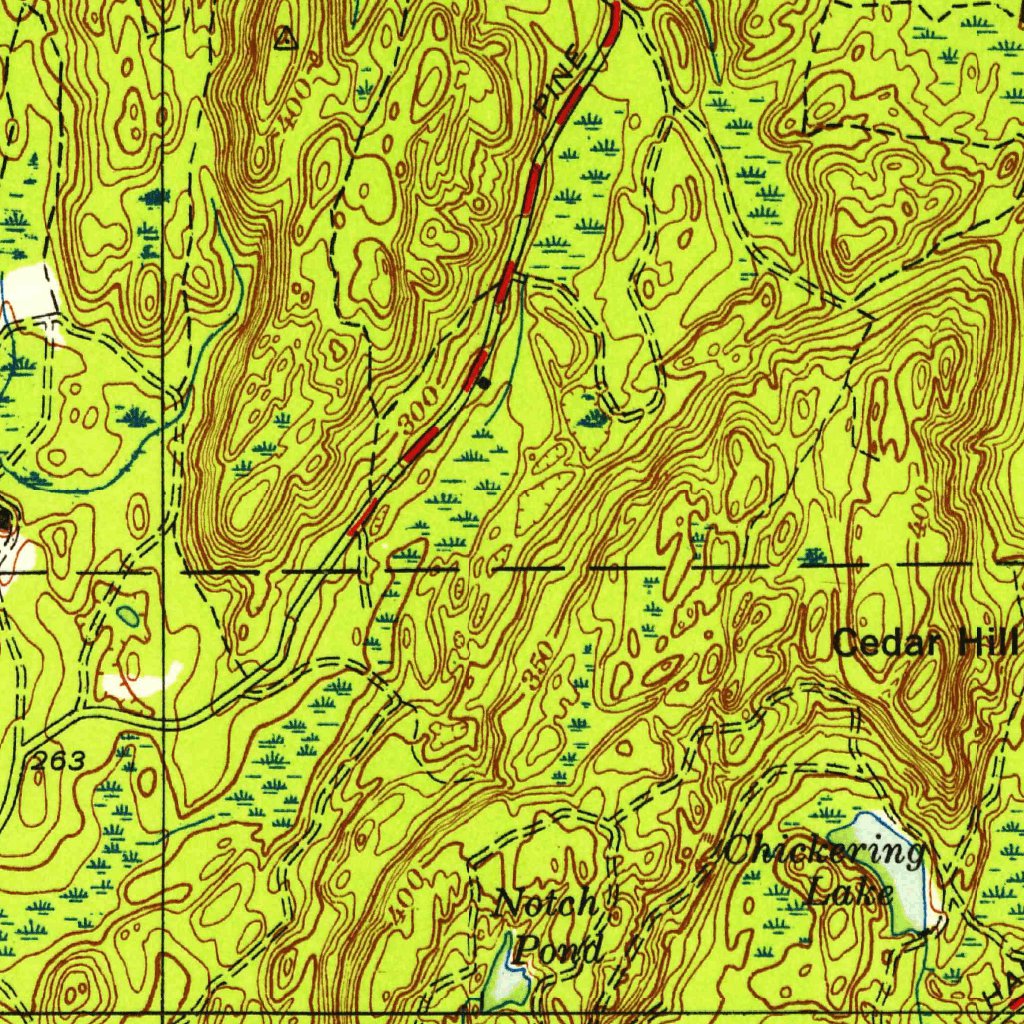 Medfield, MA (1945, 24000-Scale) Map by United States Geological Survey ...