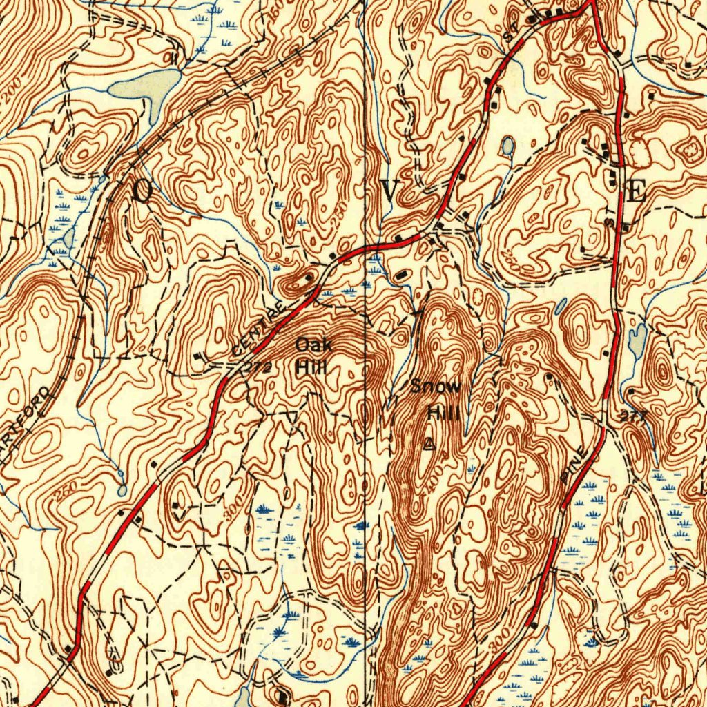 Medfield, MA (1946, 31680-Scale) Map by United States Geological Survey ...
