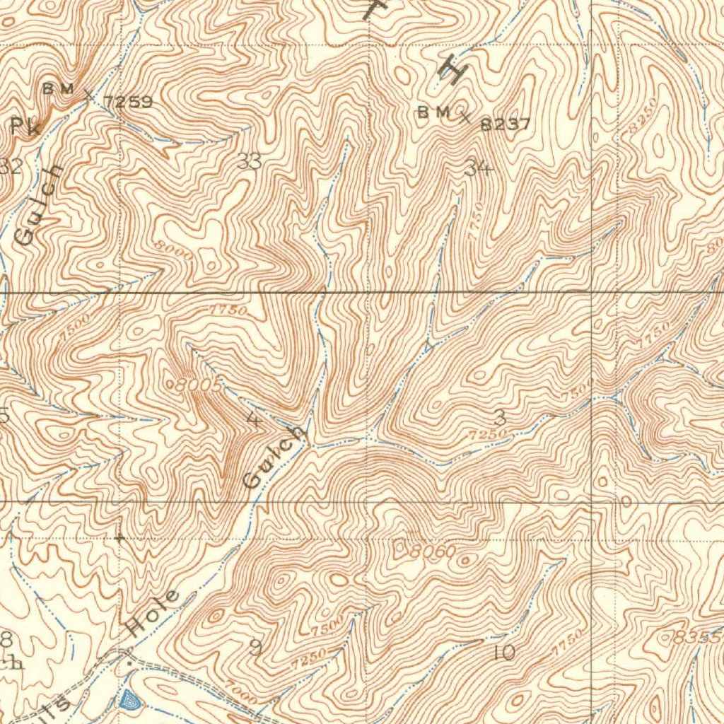 Meeker, CO (1912, 62500-Scale) Map by United States Geological Survey ...
