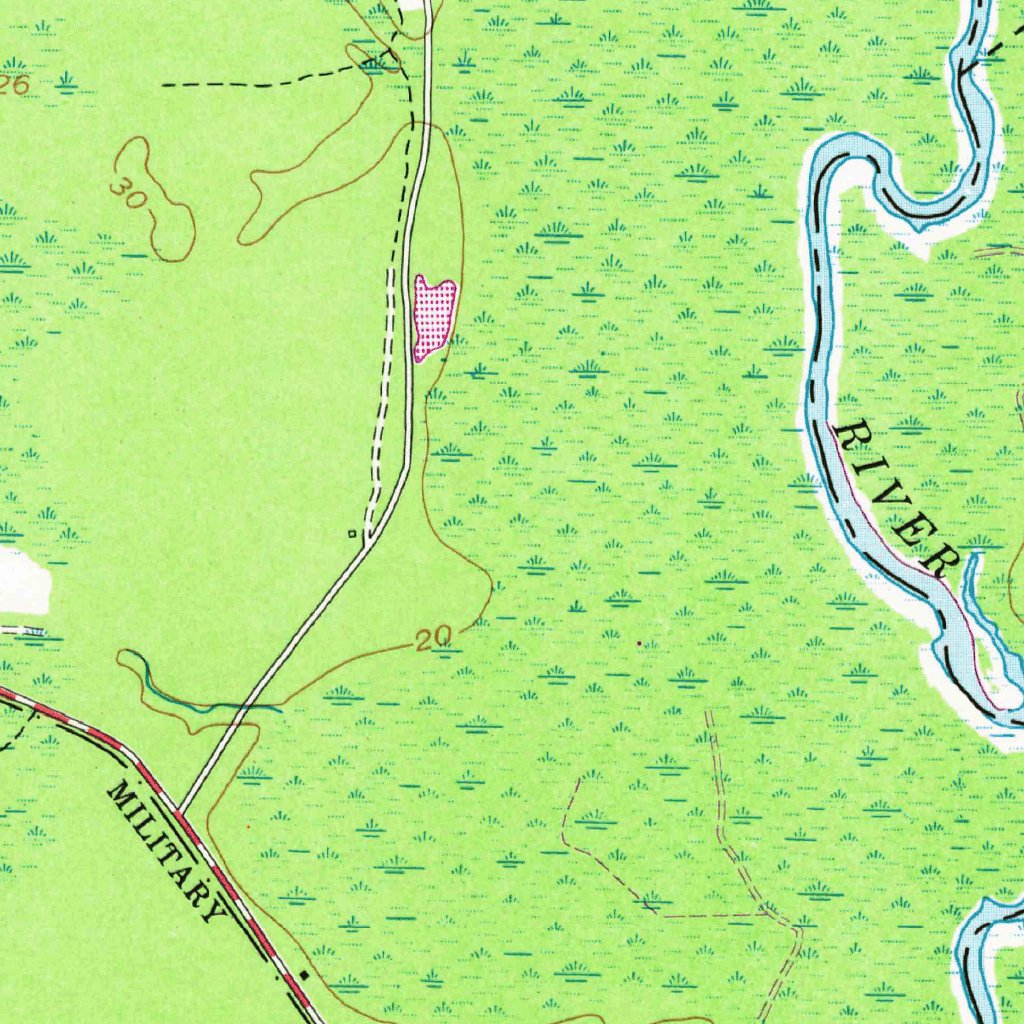 Meldrim SW, GA (1958, 24000-Scale) Map by United States Geological ...