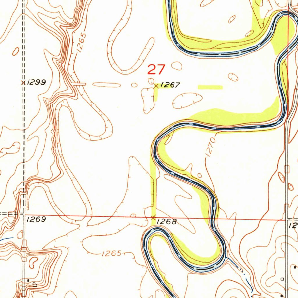 Mellette, SD (1954, 24000-Scale) Map by United States Geological Survey ...