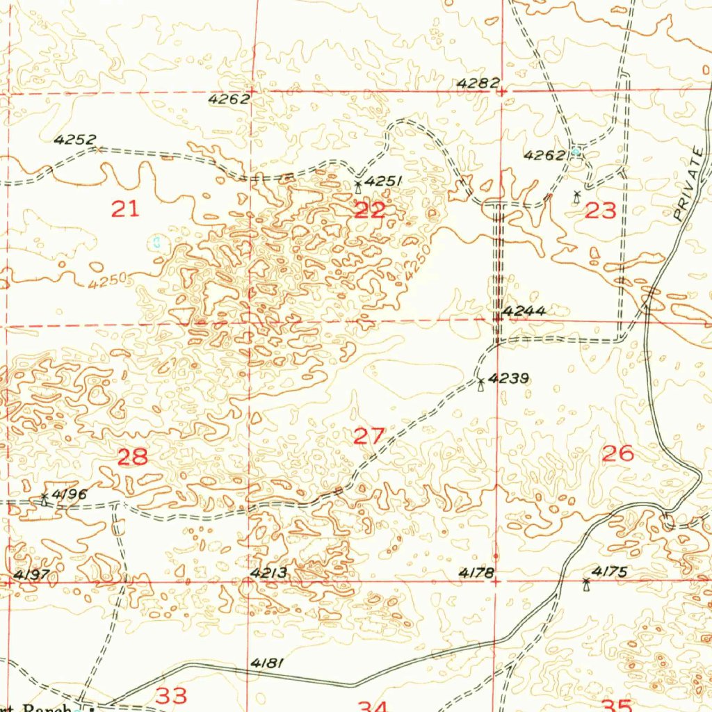 Melrose, NM (1957, 62500-Scale) Map by United States Geological Survey ...