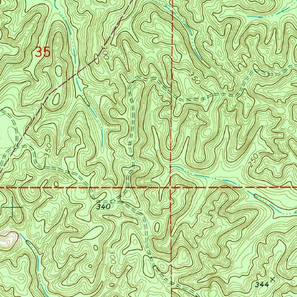 Melvin, AL-MS (1978, 24000-Scale) Map by United States Geological ...