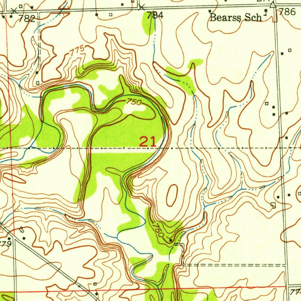 Memphis, MI (1952, 24000-Scale) Map by United States Geological Survey ...