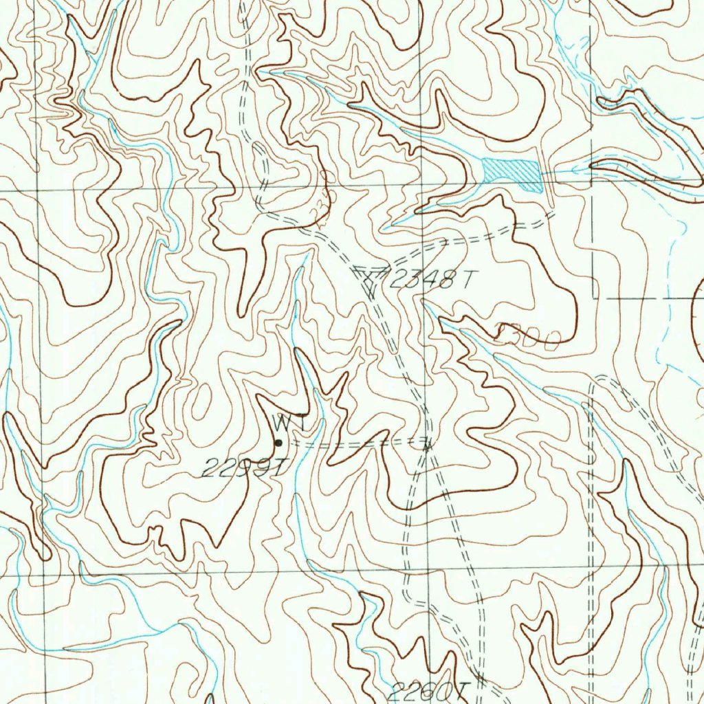 Memphis NW, TX (1985, 24000-Scale) Map by United States Geological ...