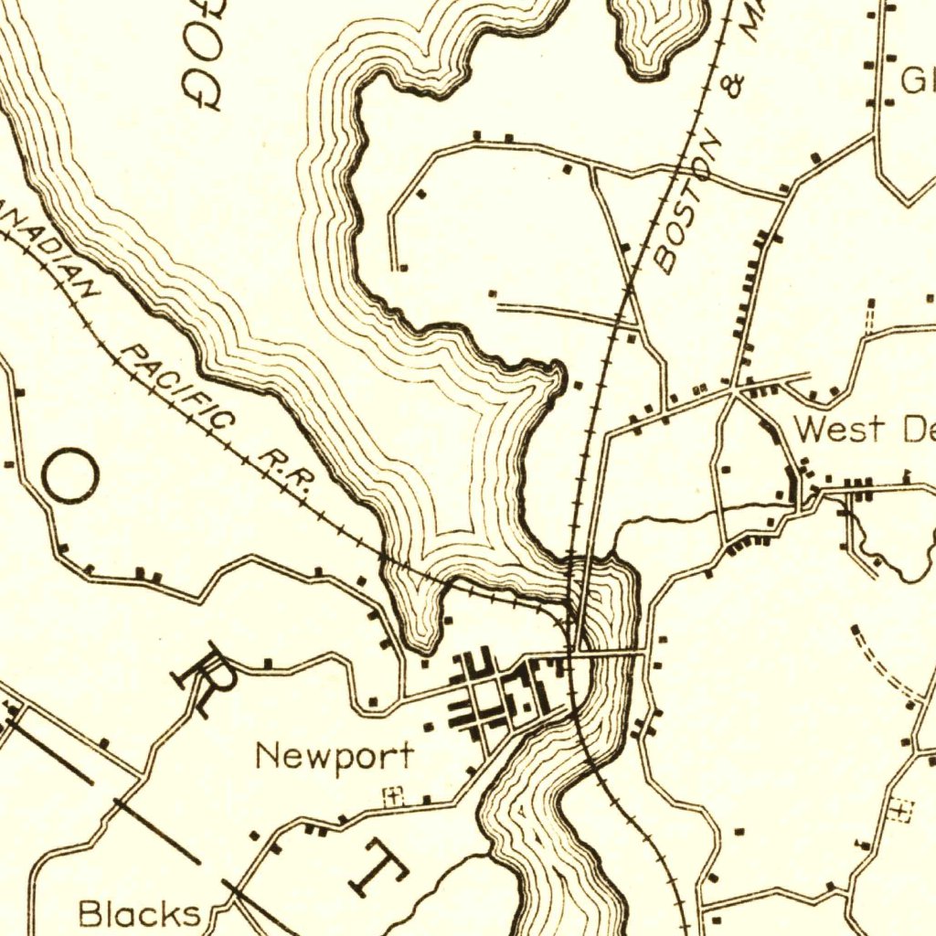 Memphremagog, VT (1920, 62500-Scale) Map by United States Geological ...
