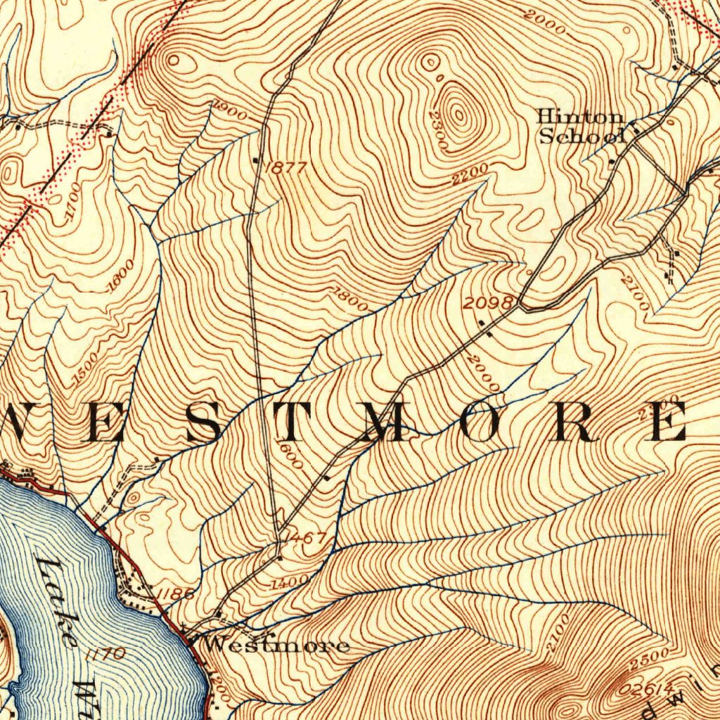 Memphremagog, VT (1925, 62500-Scale) Map by United States Geological ...