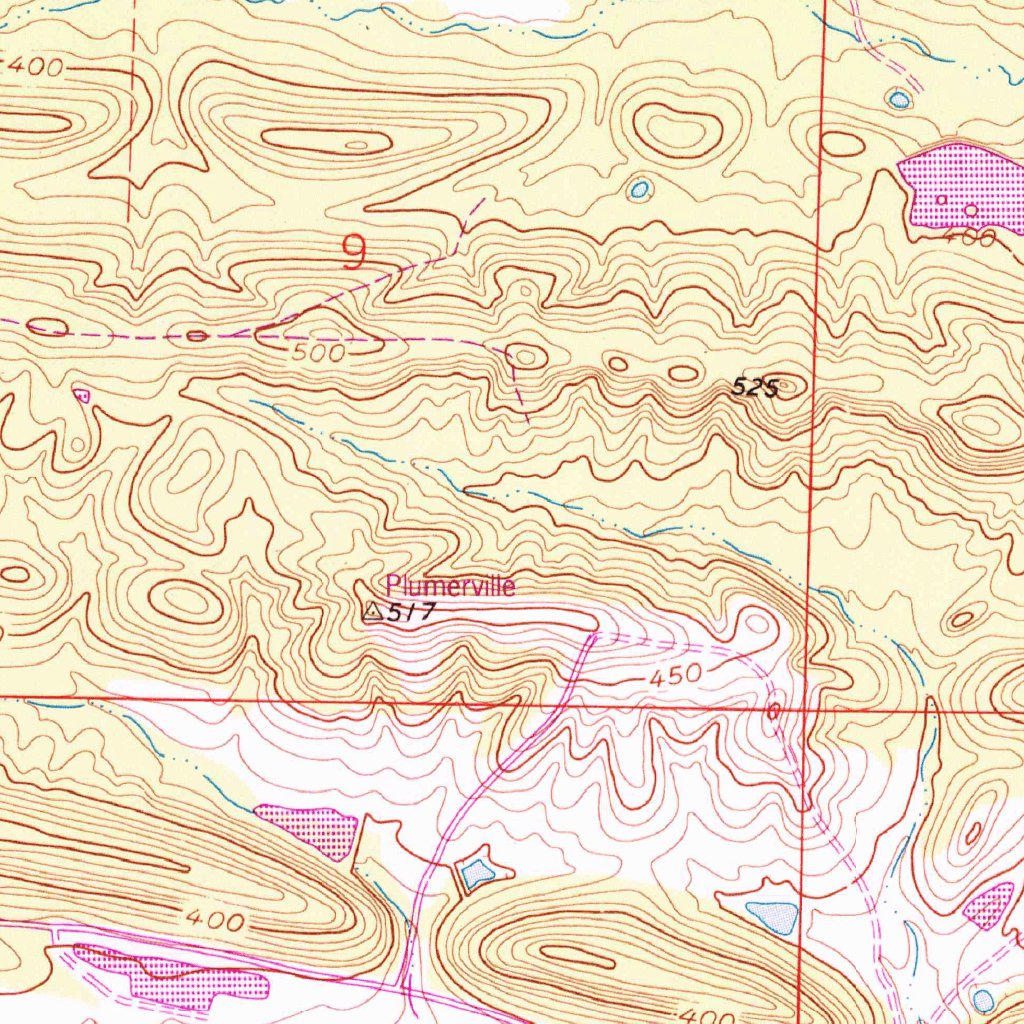 Menifee, AR (1991, 24000-Scale) Map by United States Geological Survey ...