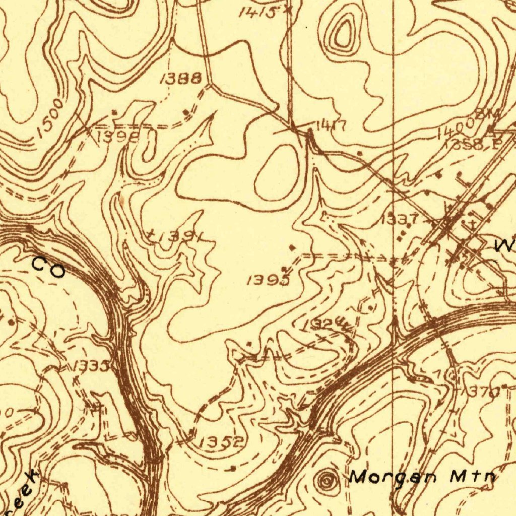Mercury, TX (1925, 48000-Scale) Map by United States Geological Survey ...