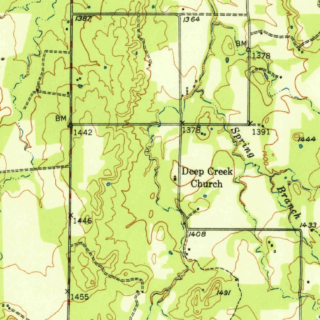Mercury, TX (1950, 62500-Scale) Map by United States Geological Survey ...