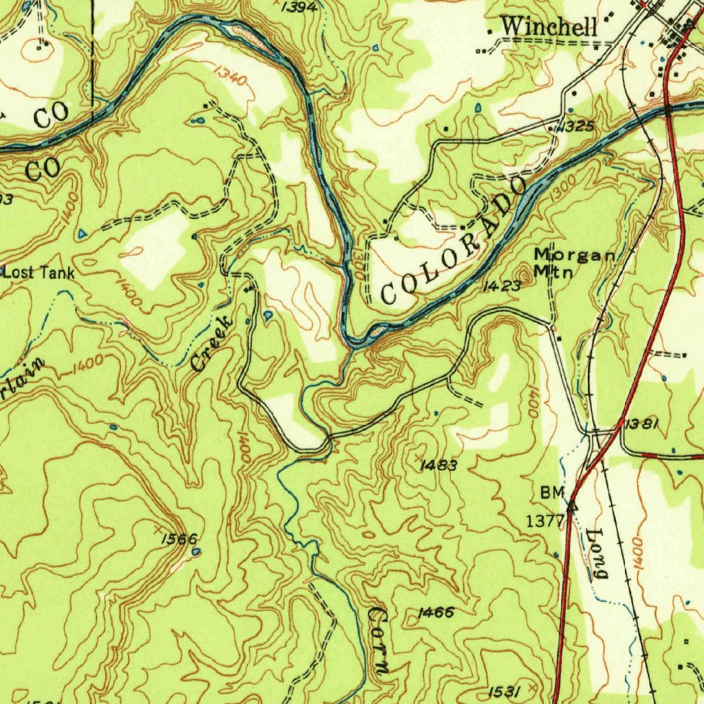 Mercury, TX (1950, 62500-Scale) Map by United States Geological Survey ...