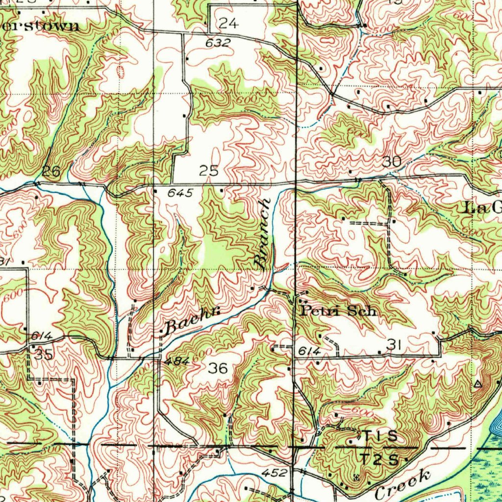 Meredosia, IL (1928, 62500-Scale) Map by United States Geological ...