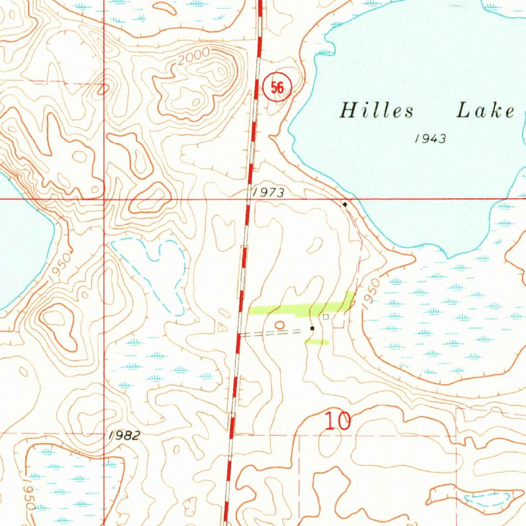 Merricourt NW, ND (1971, 24000-Scale) Map by United States Geological ...